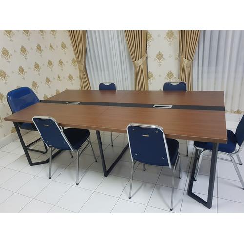 Jual Meja Rapat Kantor Meja Meeting Kantor Minimalist Industrial MR-01 ...