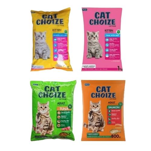Jual Makanan Kucing Cat Choize Kitten 1kg Adult 800gr Tuna Salmon dry ...
