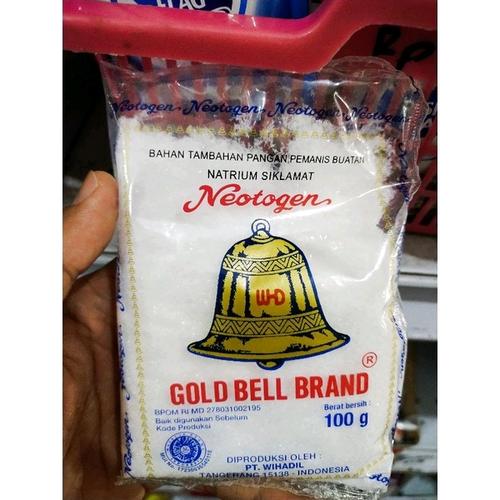 Jual Pemanis Buatan Neotogen Gold Bell Brand 100gr - Kota Pontianak ...