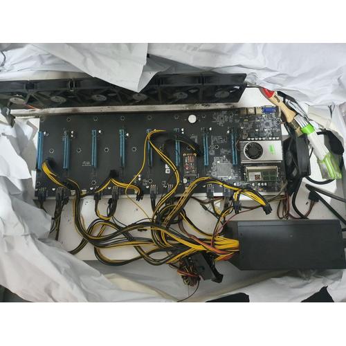 Jual BTC S37 MOTHERBOARD MINING S-37 8 GPU 8 VGA INCLD PROSESOR+RAM+SSD ...