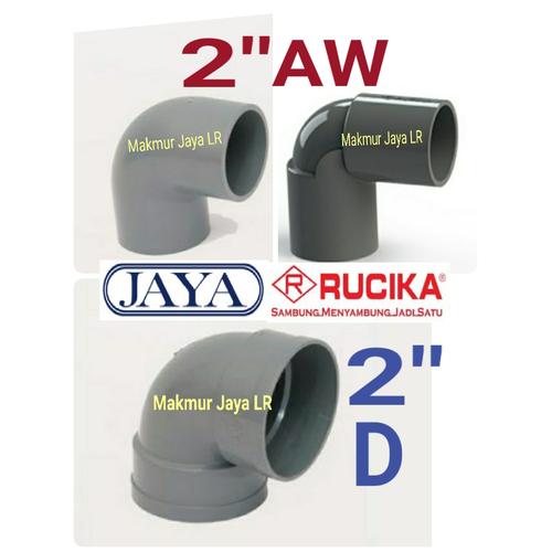 Jual KENI 2" KNEE 2 inch Elbow 90 ⁰ derajat D / AW Knie Kenie pipa PVC ...