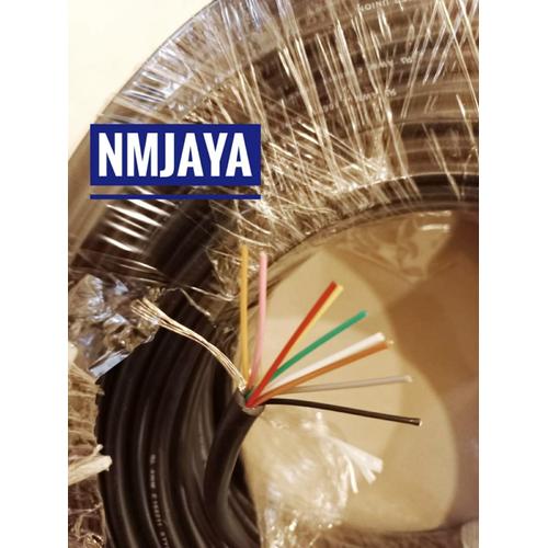 Jual Kabel Kontrol 9 Jalur 1 Ground Serabut Awg 24 Data Sensor Warna ...