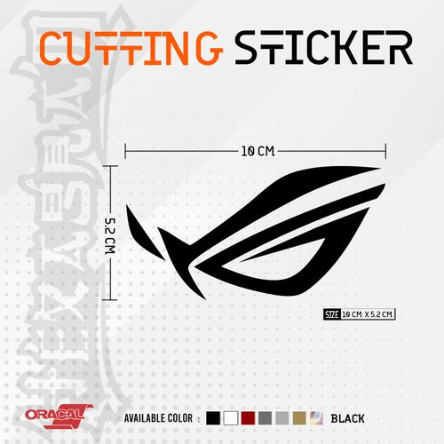 Jual Cutting Sticker ASUS Rog Logo | Stiker Cutting Logo ASUS Rog ...