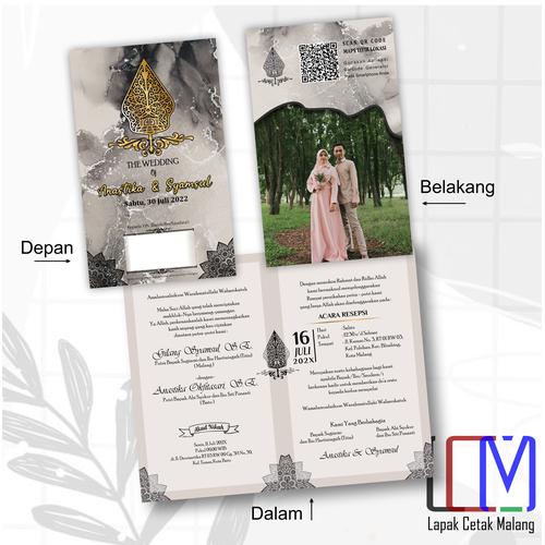 Jual Undangan Pernikahan Custom Tema Wayang Jawa Rustic - wayang 2 ...