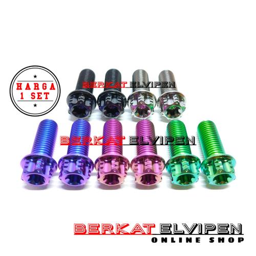 Jual Baut Titanium Gear Head Kaliper Belakang Nmax Old New XMax 250 ...