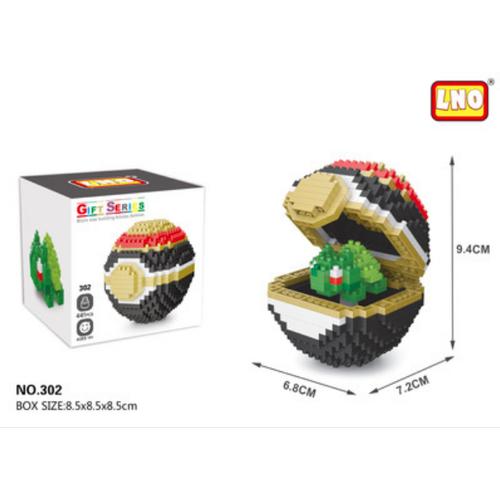 Jual Mini Nano Block Pokemon Pokeball Figure Mainan Wisehawk Anak ...