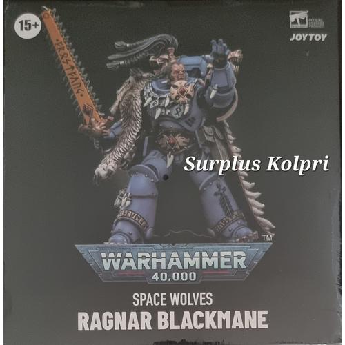Jual Joytoy Warhammer 40k Space Wolves Wolf Lord Ragnar Blackmane ...