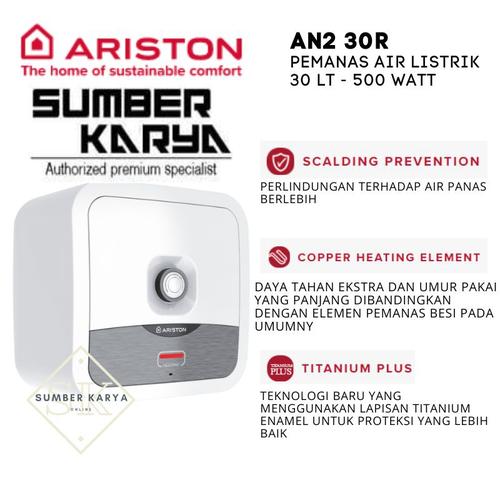 Promo ARISTON AN2 30R 30 L Liter Water Heater Andris 2 AN230R Pemanas ...