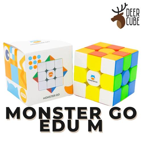 Jual MonsterGO 3x3 M EDU Stickerless - Rubik GAN Magnetic Monster Go ...