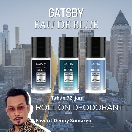 Jual Gatsby Eau De Blue Deodorant Roll On 50ml - Skyline Code - Kota ...