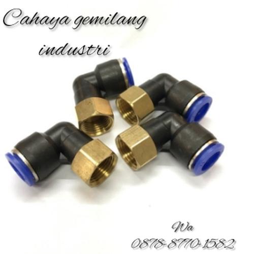 Jual Fiting pneumatic elbow drat dalam selang 8mm drat dalam 1/4" - Jakarta Barat - Cahaya ...