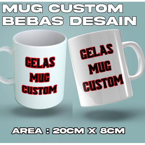 Jual GELAS MUG CUSTOM TULISAN DAN GAMBAR SOUVENIR KADO - Putih ...