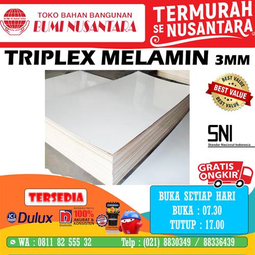 Jual Triplex Melamin 3mm Multiplex Plywood Triplek Multiplek Papan ...