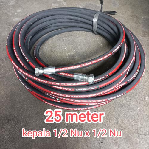 Jual selang hidrolik hose hydraulic 1/2 R1 panjang 25 meter - Jakarta ...