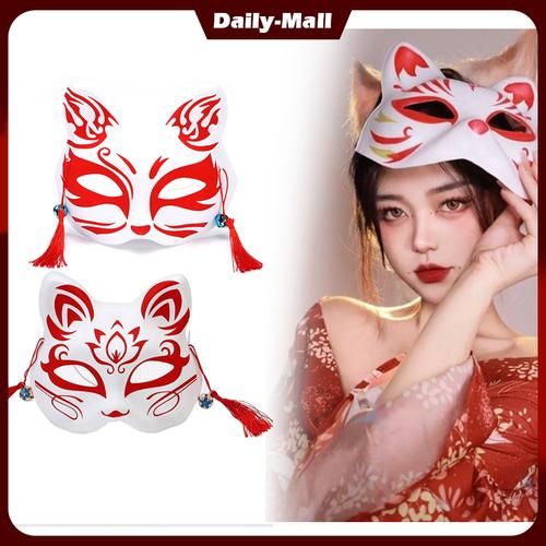 Jual Kabuki Kitsune Topeng Kitsune Fox Jepang Japanese Festival Mask ...