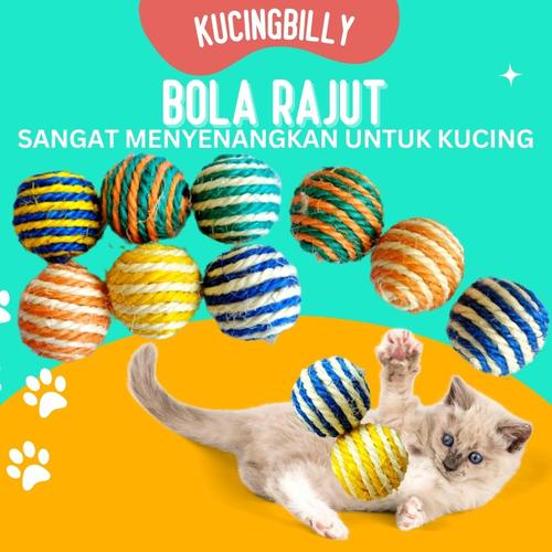 Jual Mainan kucing bola rajut - Jakarta Utara - Kucingbilly | Tokopedia