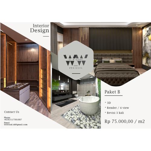 Jual Desain Interior 3D/Render - Kota Bandung - wewoodid | Tokopedia