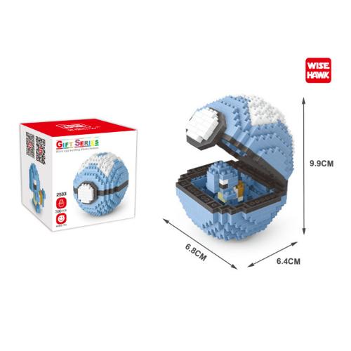 Jual Mini Nano Block Pokemon Pokeball Figure Mainan Wisehawk Anak ...