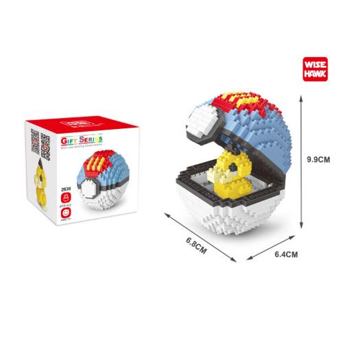 Jual Mini Nano Block Pokemon Pokeball Figure Mainan Wisehawk Anak ...
