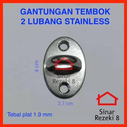 Jual Gantungan Plafon 2 LUBANG / Hook U Kawat Ceiling Sling Baja ...