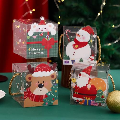 Jual Kotak Kemasan Santa Natal 3D Mika Gift Box Christmas Aesthetic ...