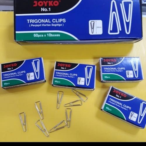 Jual TRIGONAL CLIPS JOYKO NO.1 1 TUBE 60 PCS - Jakarta Selatan - DYGD ...