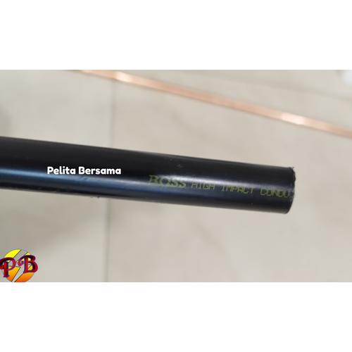 Jual Pipa Conduit 20mm Hitam Boss / Pipa Kabel PVC / Pipa Listrik 20 mm ...