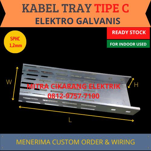 Jual Kabel Tray C 100X100X3000mm SPHC 1,2mm Elektro Galvanis - Kota ...