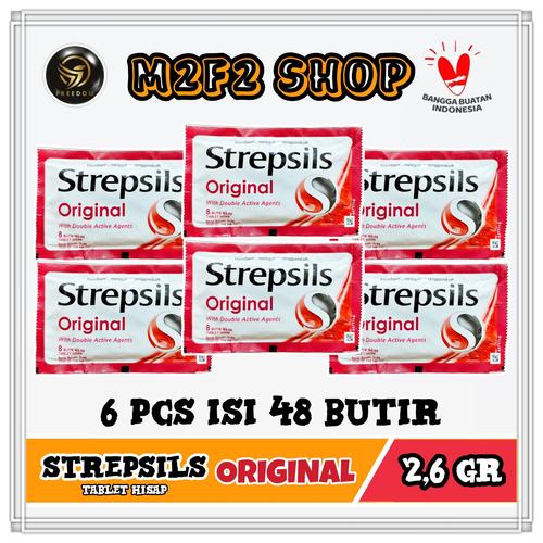 Jual Permen Strepsils Original Double Active Agent Merah - 20,8 gr (6 ...