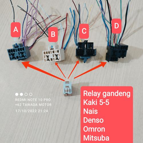Jual SOKET RUMAH RELAY GANDENG KAKI 5-5 DENSO NAIS OMRON MITSUBA - MODEL B - Kab. Tangerang ...