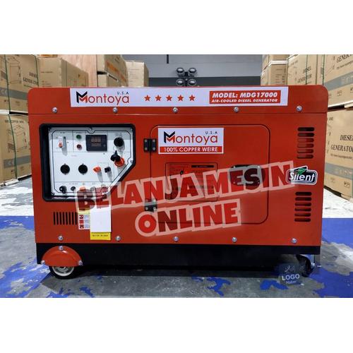 Jual Genset Silent 12,5 Kva 1 Phase Montoya MDG17000 - Jakarta Barat ...