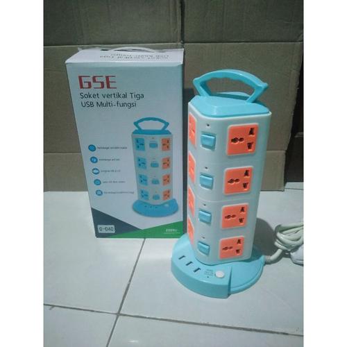 Jual Soket Colokan Stop Kontak Saklar Terminal Usb Model Susun Tingkat ...