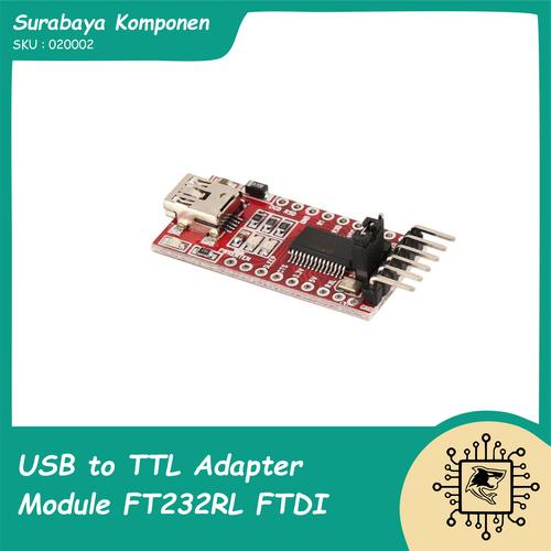 Jual FT232RL FTDI USB to Serial Ttl Adapter Module - USB Micro - Kota ...