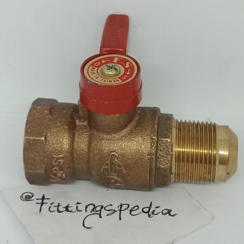 Jual Ball Valve OD 3/4" Sae X 3/4" Bsp drat dalam Kuningan FS - Jakarta ...