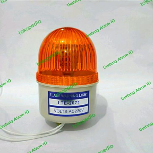 Jual LAMPU FLASH 2" WARNING LIGHT LTE -2071 LED 220VAC/24VDC - MERAH ...