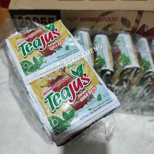 Jual TeaJus Gula Batu (1 PACK) Teh Jus Gula Batu - 1 PACK (60 sachet ...