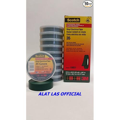 Jual Isolasi 3M Scotch 35 Green Original Termurah - Jakarta Barat ...