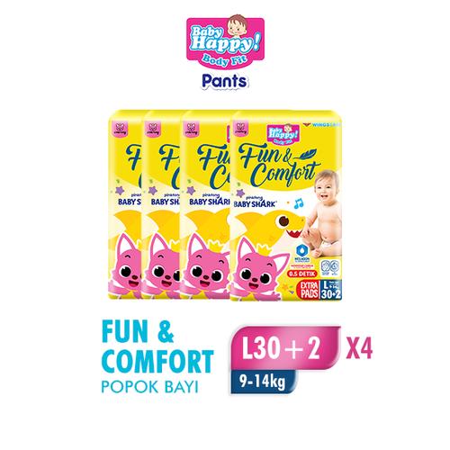 Promo Baby Happy Popok Bayi Celana PinkFong Baby Shark M 32 X 4 pcs ...