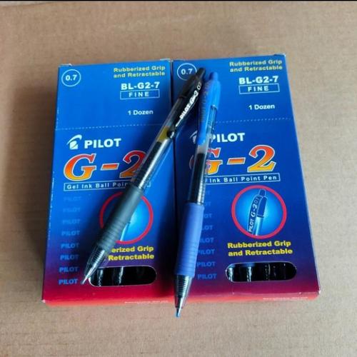 Jual Pulpen pen Pilot G-2 BL-G2 0.7 Original Japan (LSN) - Hitam ...