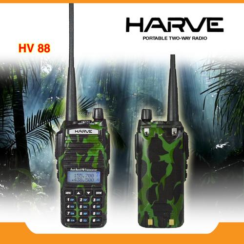 Jual Handy Talky Harve HV-88 5 Watt Ht Harve HV88 Dual PTT Resmi Postel ...