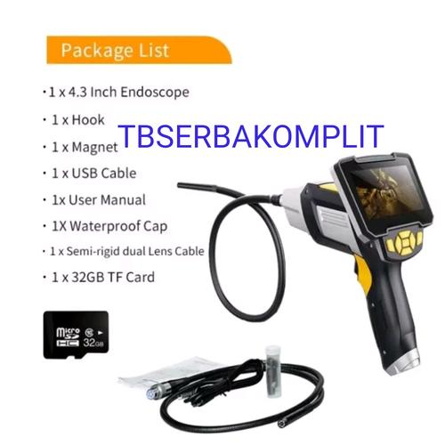 Jual Inspection Camera 4.3" LCD Standard 1Mtr Probe 8mm Borescope ...