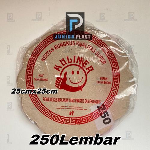 Jual Kertas Nasi Bulat 25cm/Kertas Nasi kembang isi 250Lembar - Jakarta ...