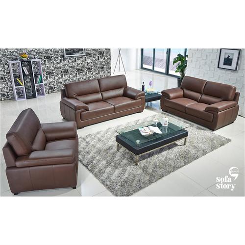 Jual Sofa Kulit Set Modern Mewah 321 / Sofa Ruang Tamu / Sofa Keluarga ...
