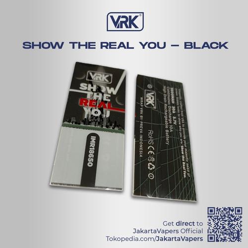 Jual VRK Battery Wraps Show The Real You Black Edition 18650 - Batre ...