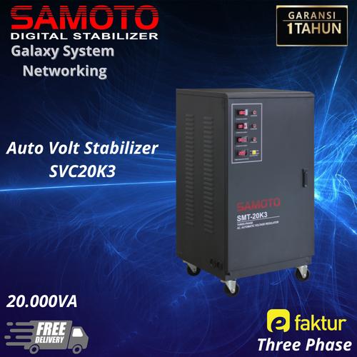 Jual Stabilizer SAMOTO Digital Listrik Three Phase 20000VA Stabiliser ...