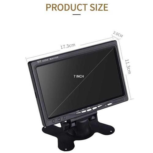 Jual monitor CCTV 7 inch input HDMI/VGA/AV, 6watt low energy, with ...