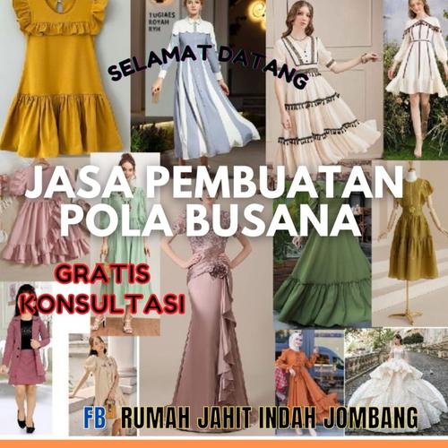 Jual Pola Jahit Request Model Dan Ukuran - Kab. Jombang - Pola Baju dan ...