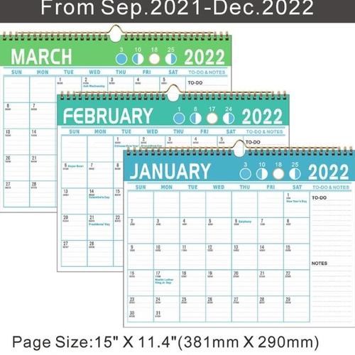 Jual Ninan Mu586 Joy Kalender Dinding Bulanan 2021-Dec. 2022 Dengan To ...