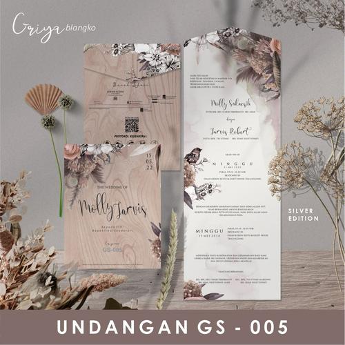 Jual Blangko Undangan Kosong Pernikahan Griya GS 005 Silver Edition GS ...