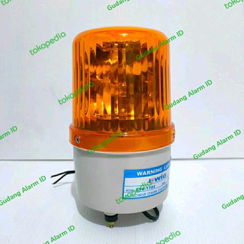Jual LAMPU ROTARY LTE 1103.ROTARY WARNING LIGHT 10W, 220VAC - Merah ...